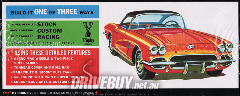 AMT 1962 Chevy Corvette 3-in-1 Model Kit 1/25| DriveBuy