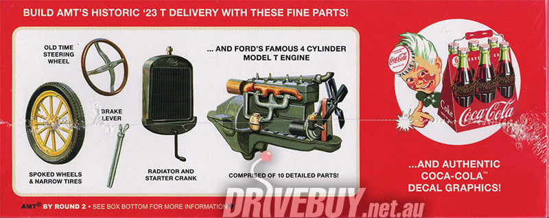 AMT Coca Cola 1923 Ford Model T Delivery Model Kit 1/25| DriveBuy