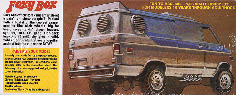 AMT Foxy Box 1975 Chevy Van Model Kit 1/25| DriveBuy
