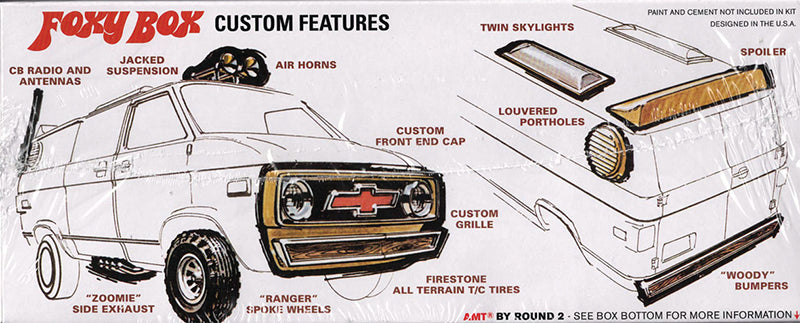 AMT Foxy Box 1975 Chevy Van Model Kit 1/25| DriveBuy