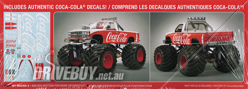 AMT Coca Cola 1988 Chevy Silverado Monster Truck Model Kit 1/25| DriveBuy