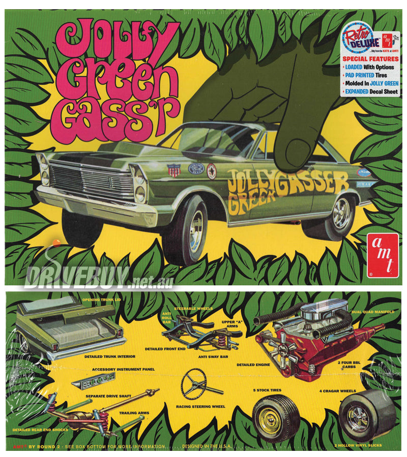 AMT 1965 Ford Galaxie Jolly Green Gasser Model Kit 1/25| DriveBuy