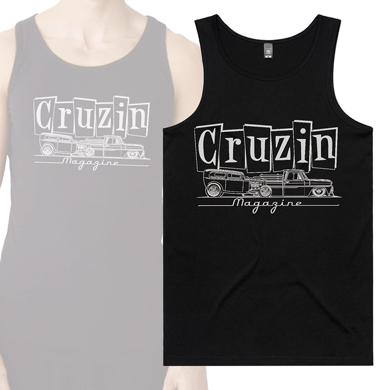 Cruzin Magazine Mens Singlet| DriveBuy