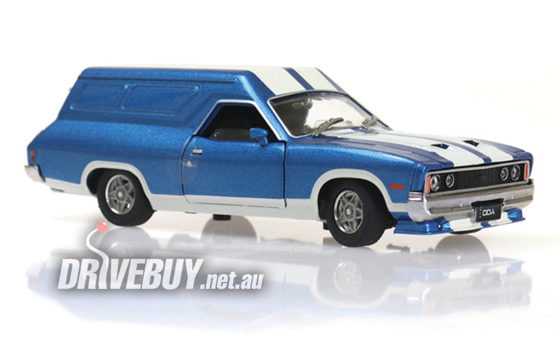 Ford XC Falcon Panel Van 1/32 - DDA Diecast - Blue White| DriveBuy
