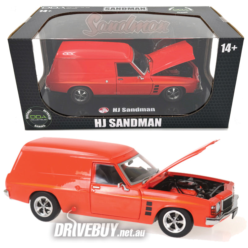 HJ Holden Sandman Panel Van 1/24 - DDA Diecast - Mandarin Red| DriveBuy