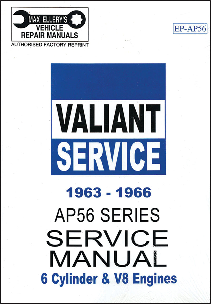 Chrysler AP5 AP6 1963-1966 Valiant Service Manual| DriveBuy