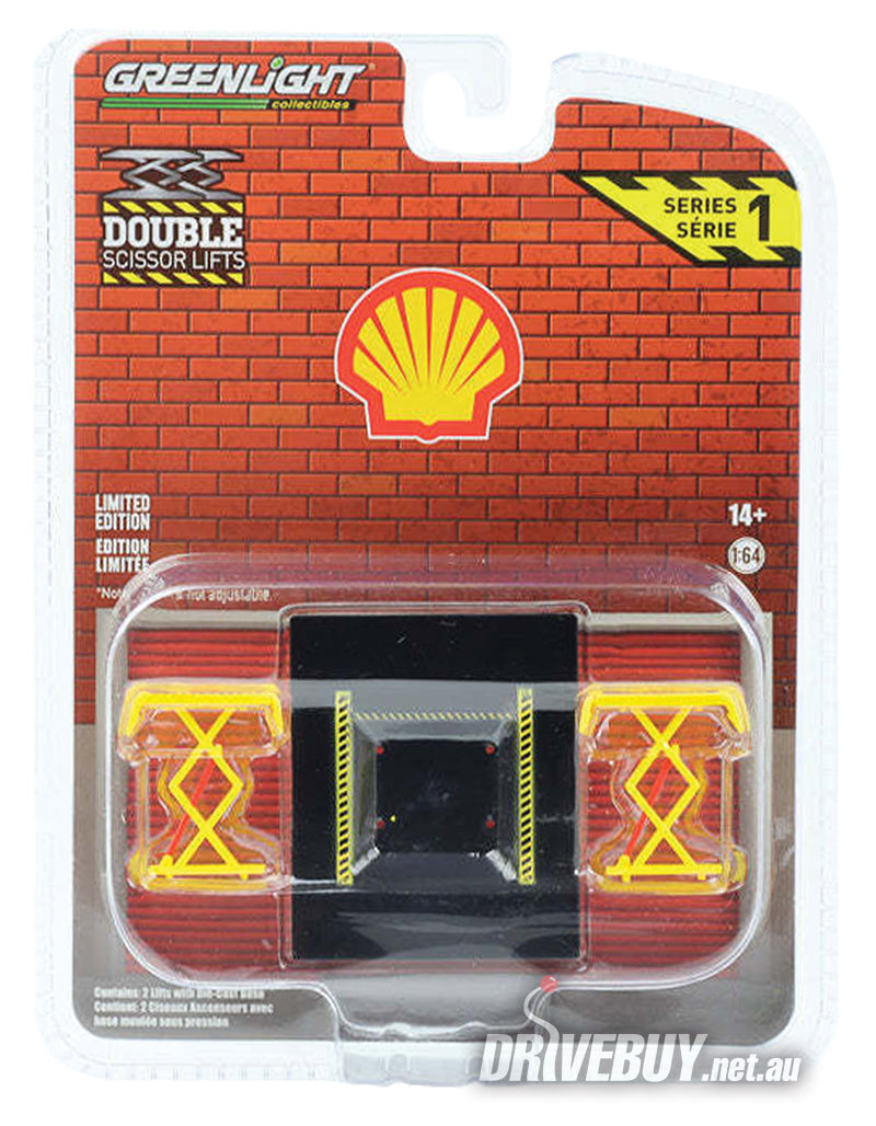 Greenlight Shell Double Scissor Lift/Hoist 1/64| DriveBuy