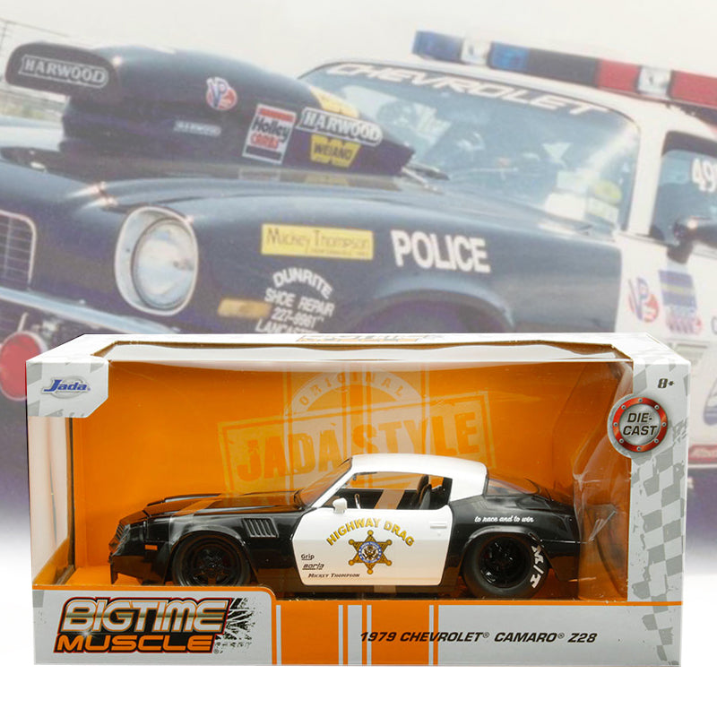 JADA BIG TIME MUSCLE 1979 CHEVY CAMARO POLICE CAR 1/24| DriveBuy