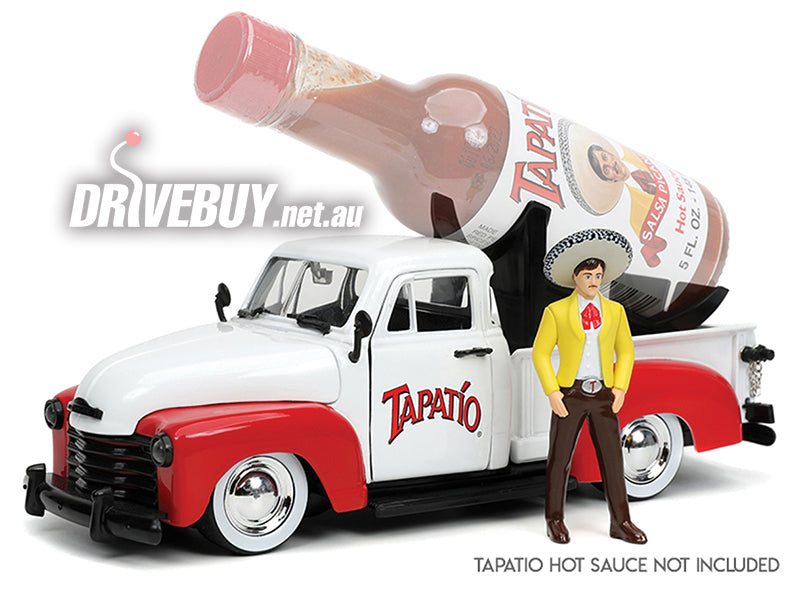 JADA HOLLYWOOD RIDES 1953 CHEVY PICKUP TAPATIO CHARRO MAN 1/24| DriveBuy
