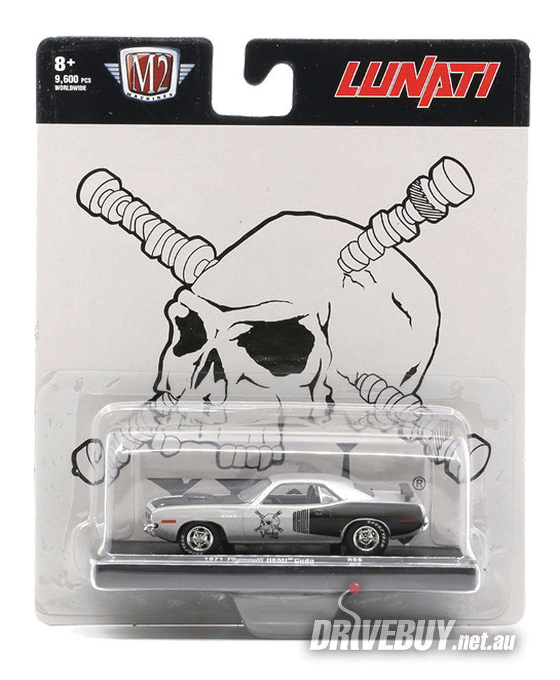 M2 Machines Lunati 1971 Plymouth Hemi Cuda in Silver 1/64| DriveBuy