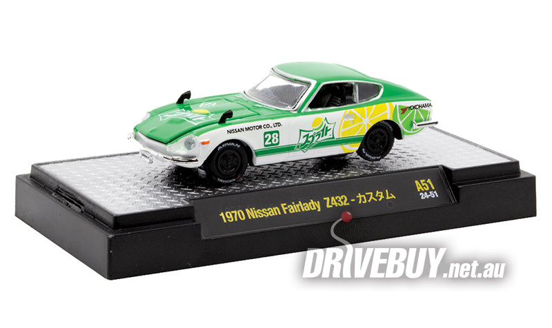 M2 Machines Coca-Cola/Sprite 1970 Nissan Fairlady 1/64| DriveBuy