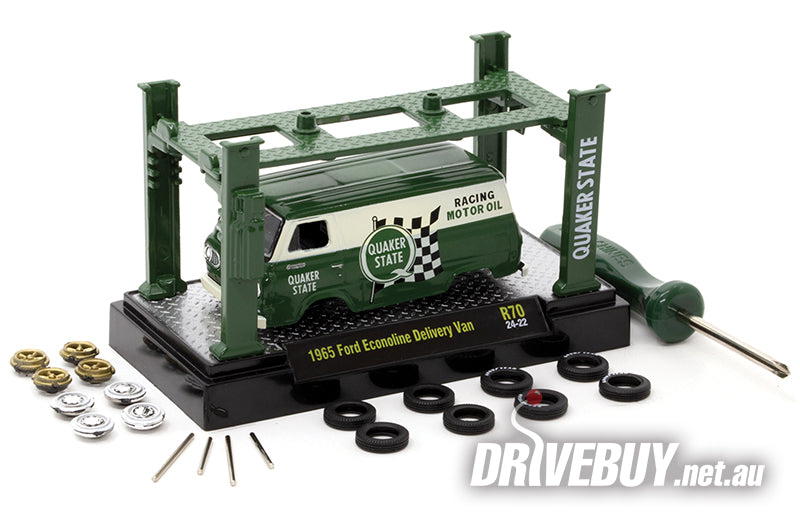 M2 Machines Model Kit Quaker State 1965 Ford Econoline 1/64| DriveBuy