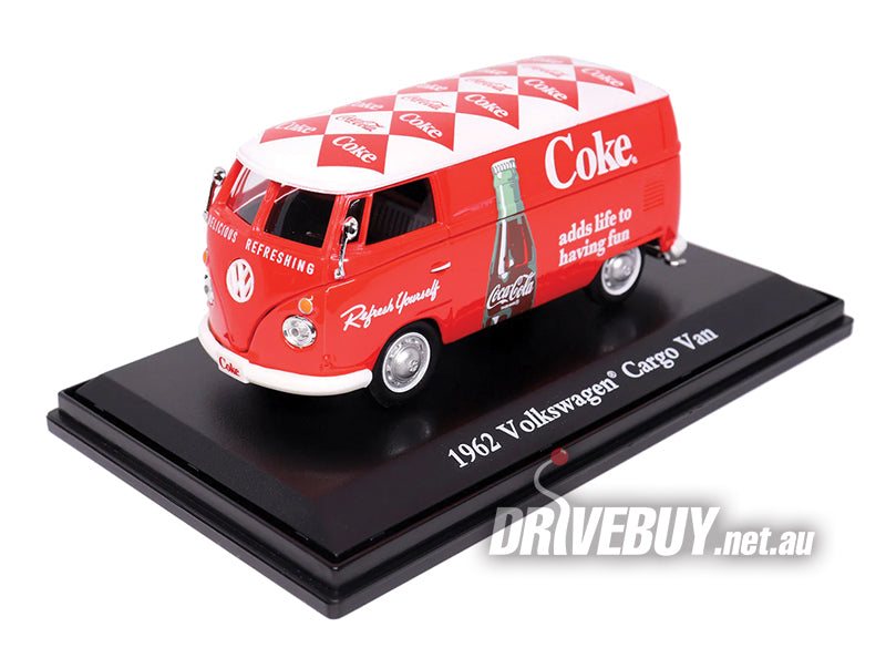 Motor City Classics Coca-Cola 1962 VW Volkswagen Kombi Cargo Van 1/43 ...