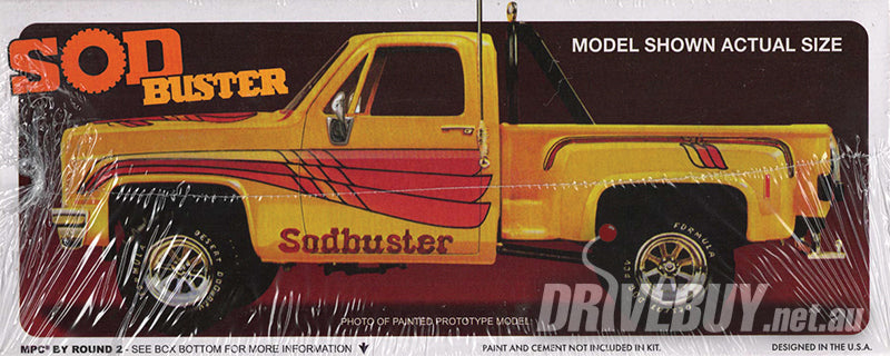MPC Sodbuster 1981 Chevy Stepside Pickup Model Kit 1/25| DriveBuy