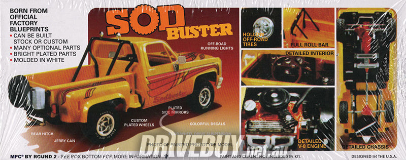 MPC Sodbuster 1981 Chevy Stepside Pickup Model Kit 1/25| DriveBuy