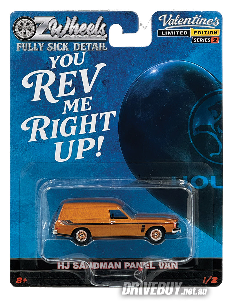 Holden HJ Sandman Panel Van 1/64.. OzWheels FSD Valentines Day Commemo ...